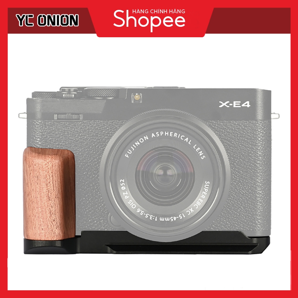 Báng Tay Cầm Gỗ YC Onion Dành Cho Máy Ảnh Fujifilm X-E4 l Hand Grip XE4 ...
