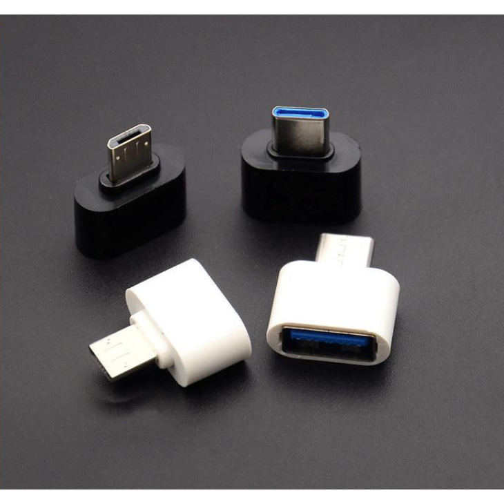 Đầu chuyển đổi USB 2.0 ra Micro USB, Type C cho quạt mini cầm tay 3 in ...