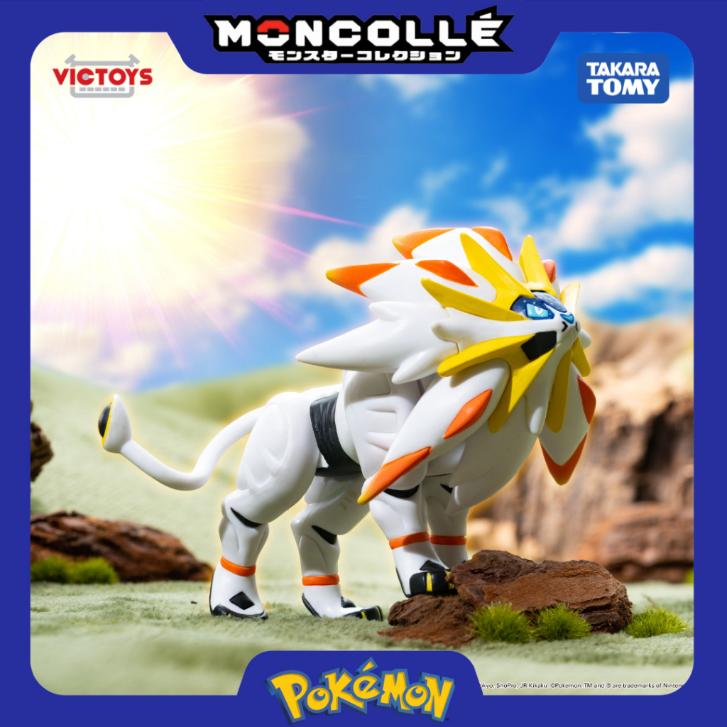 Mô hình Pokemon ánh sáng Aloha Moncolle Sư tử ML14 Solgaleo 911944 ...