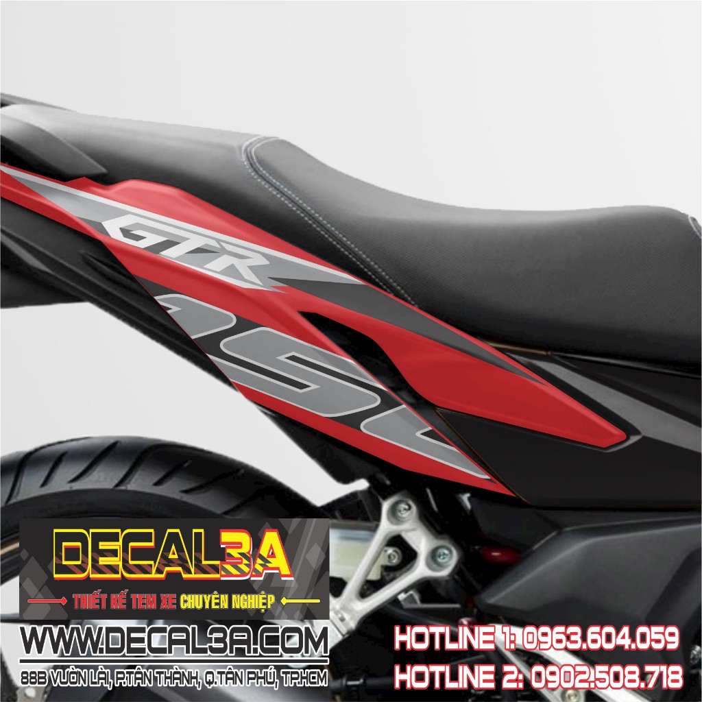 TEM XE HONDA WINNER 150 V2 ĐỎ ĐEN MẠNH MẼ, TEM R, GTR # A - WIN 4003 ...