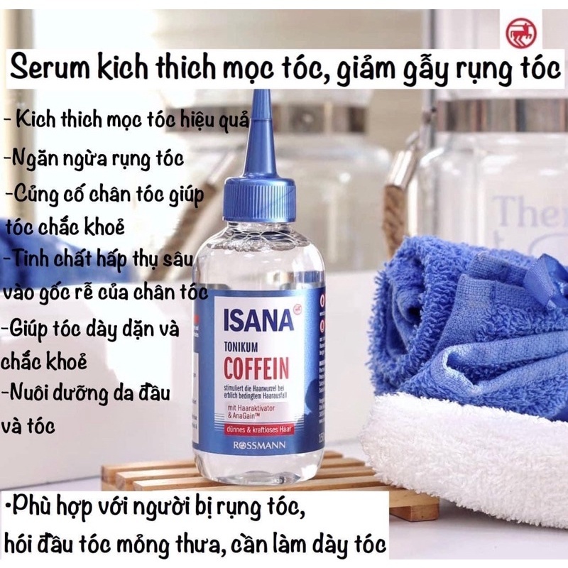 TINH DẦU KÍCH THÍCH MỌC TÓC CỦA ĐỨC ISANA TONIKUM COFFEIN, 150ml ...