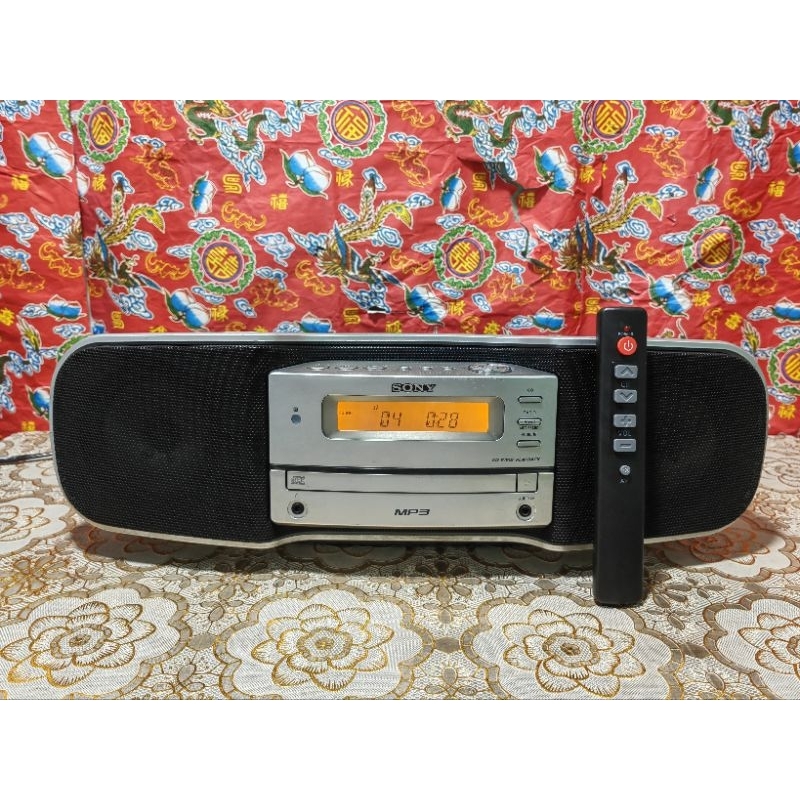 Đài cổ Radio/Đĩa CD MP3/AUDIO IN SONY ZS-S50CP/điện 220v/tặng remote. | Shopee Việt Nam