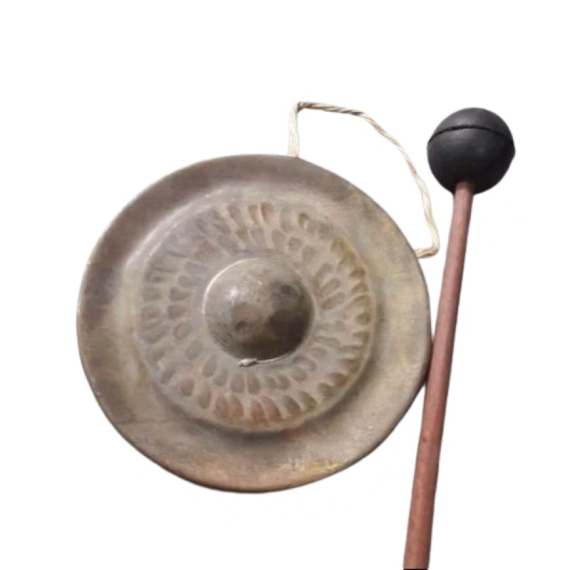 Cồng Chiêng Đồng, Cồng Chiêng Cỡ Nhỏ ĐK 20Cm + Dùi Cao Su | Shopee Việt Nam