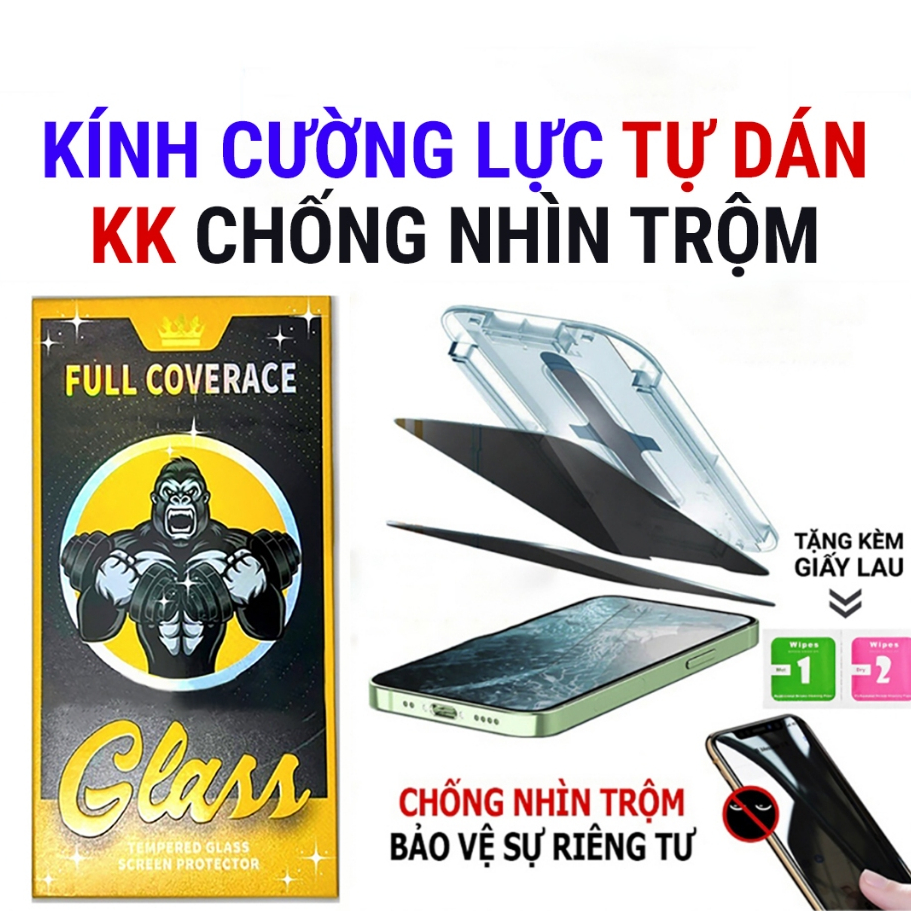 Kính Cường Lực iPhone KK Glass Tự Dán CNT, Baiko, 21D Full Màn - iP 6 ...