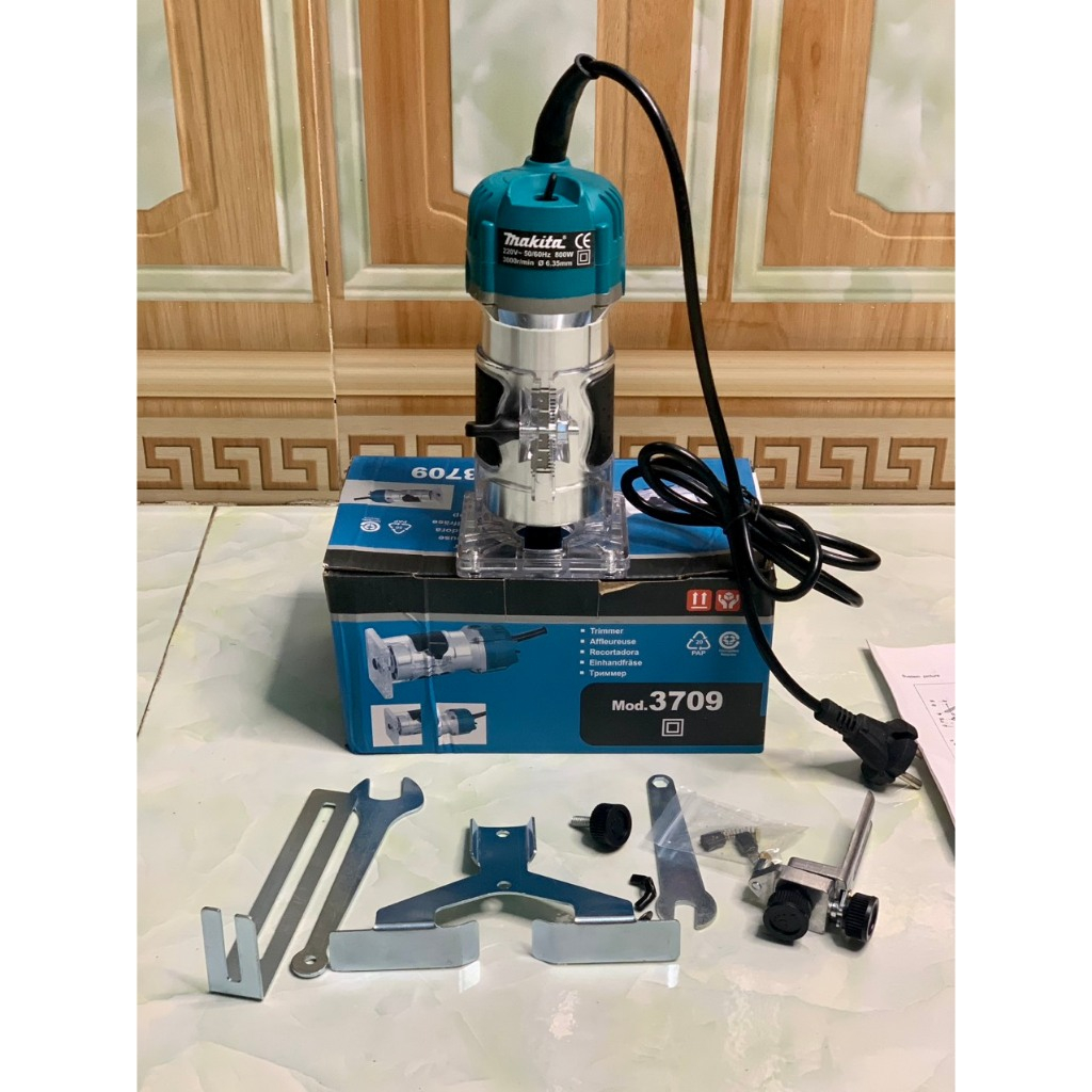 Máy Phay Gỗ lõi đồng 100 % MKT 6mm RT3709 máy với thiết kế nhỏ gọn ...