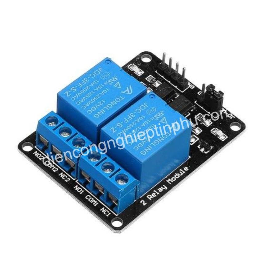 Mạch 2 Relay 5V & 12V opto cách Ly | Shopee Việt Nam