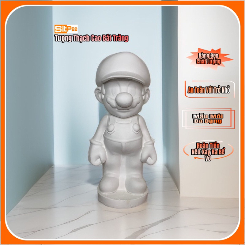 tượng thạch cao Mario nhân vật của tuổi thơ cao 26cm kèm quà tặng ...
