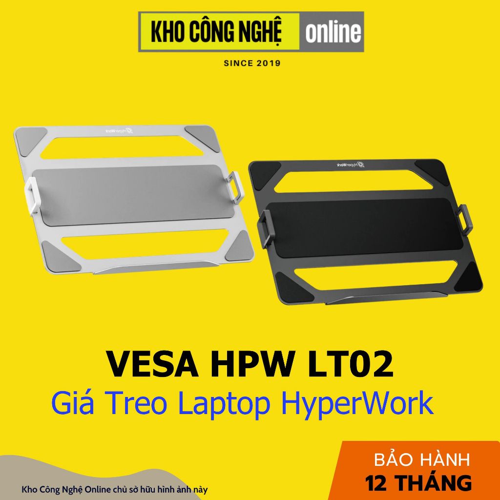 Giá treo laptop HyperWork ngàm VESA LT02 / LT01 G2 chịu tải 17inch 9KG ...