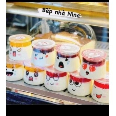 Combo 140 Hũ Nhựa Đựng Sữa Chua (Kèm Tem Kute) | Shopee Việt Nam