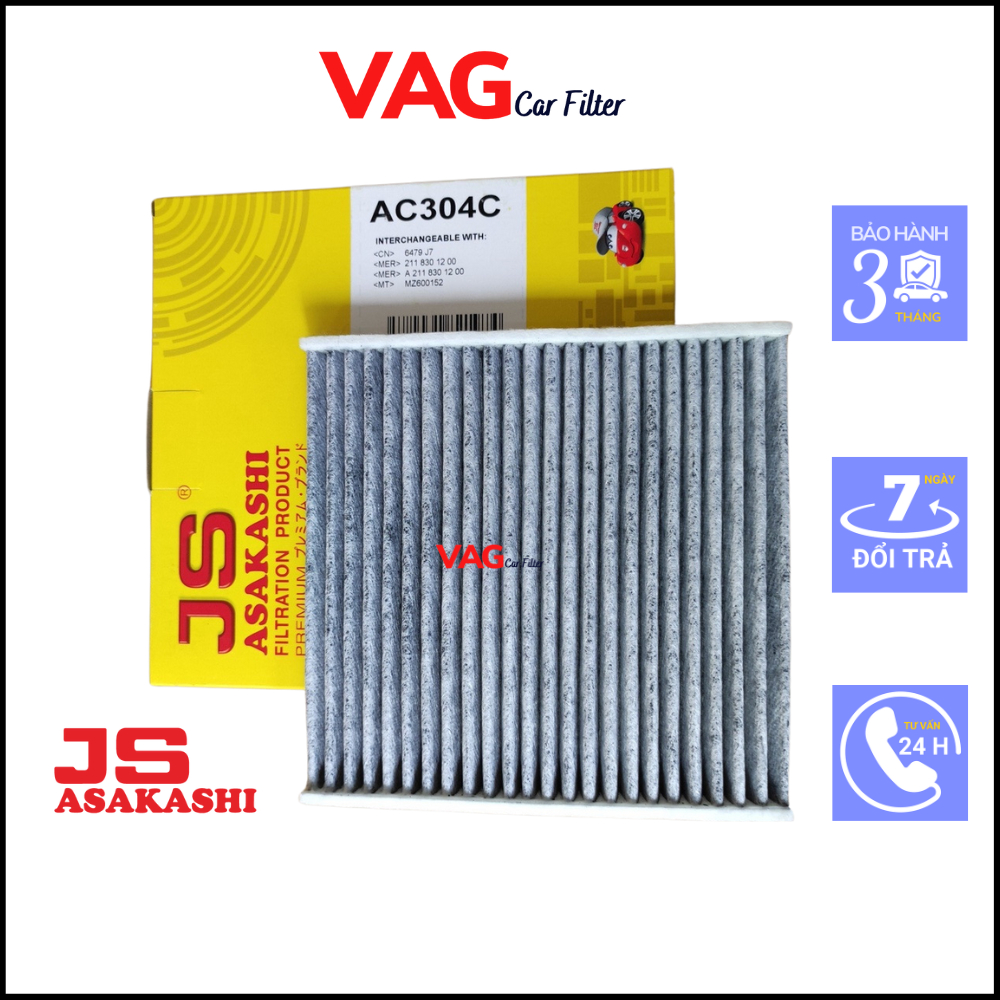 [ VAG Car Filter] Lọc gió Điều hòa( Lọc cabin) Attrage 2014-, Mirage ...