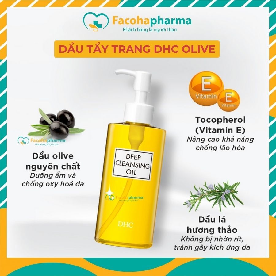 Dầu tẩy trang Olive DHC Deep Cleansing Oil 70ml chống lão hóa cấp ẩm và ...