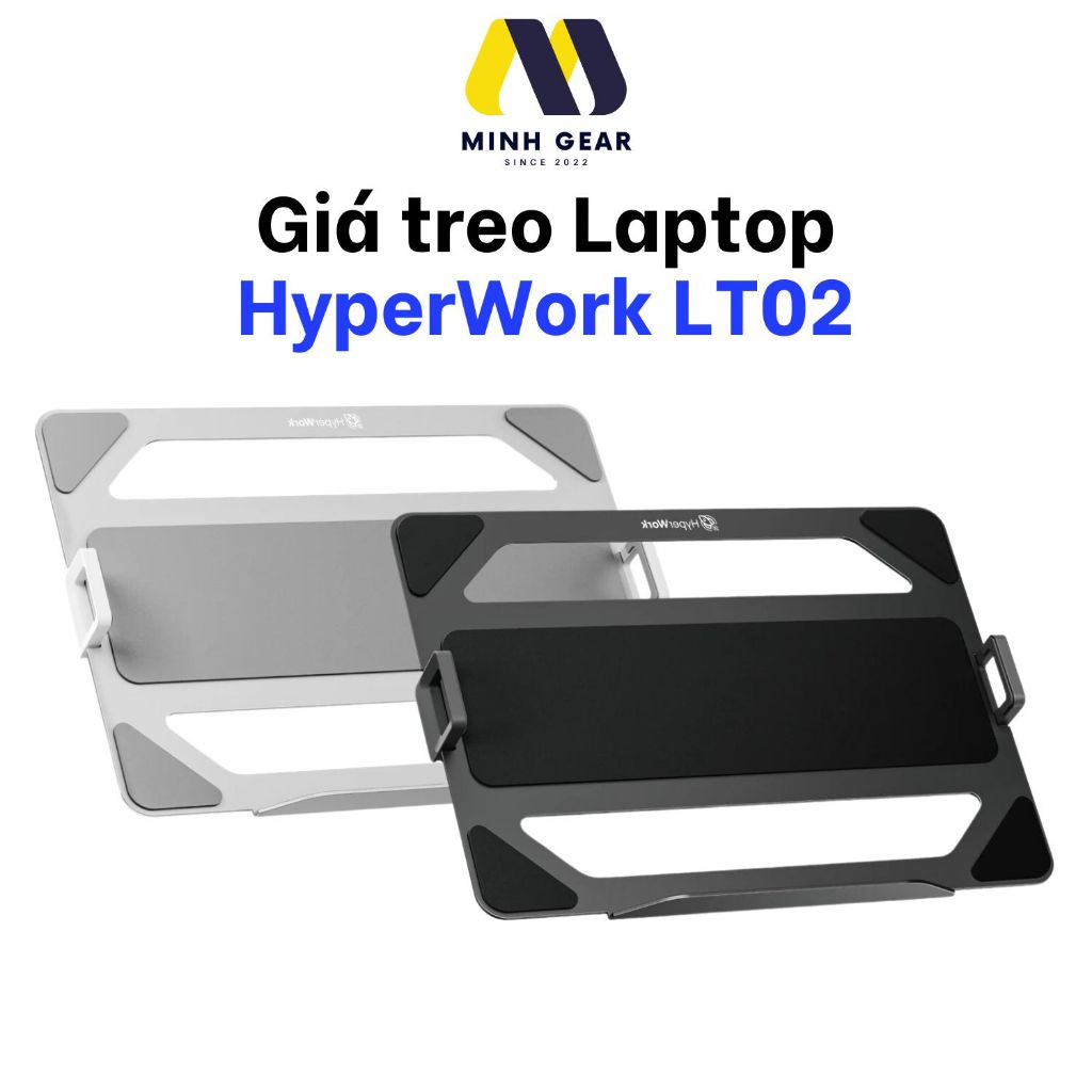 Giá treo laptop ngàm Vesa HyperWork LT02 / LT01 - G2 tải trọng tối đa ...