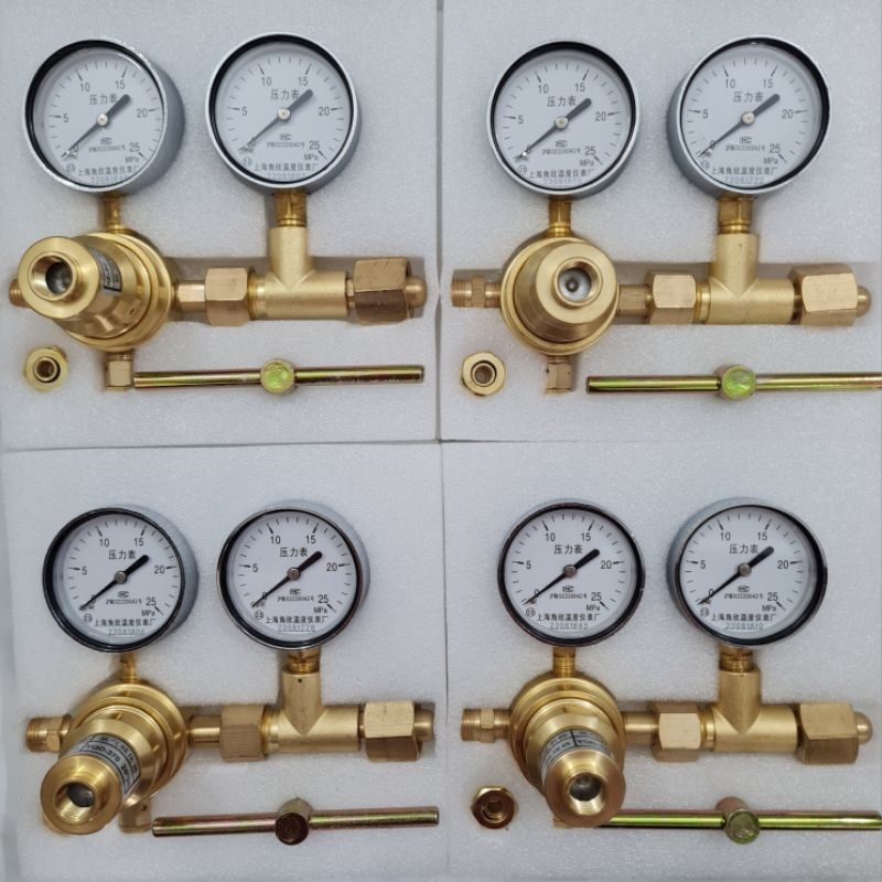 Bộ điều chỉnh áp xuất Oxy_Nito_Argon_Co2_Helium...YQD-370 chuyên dụng cho cụm cấp khí và các ...