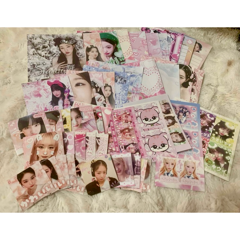 [ĐỌC MÔ TẢ] BOX MIX CARD DES STICKER NOTE NHÓM NHẠC NỮ HÀN QUỐC IVE ...