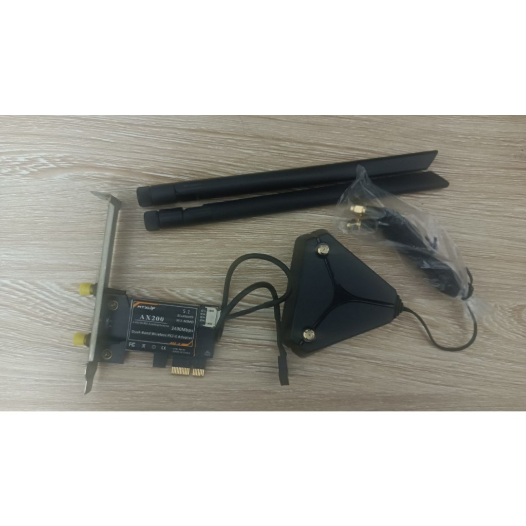 Card Wifi 6 Intel AX200 2400Mbps hai băng tần 2.4G/5G Bluetooth 5.2 có ...