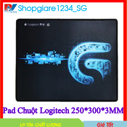 Lót chuột Logitech màu xanh 250*300mm chống nước, chống trượt bảo vệ ...