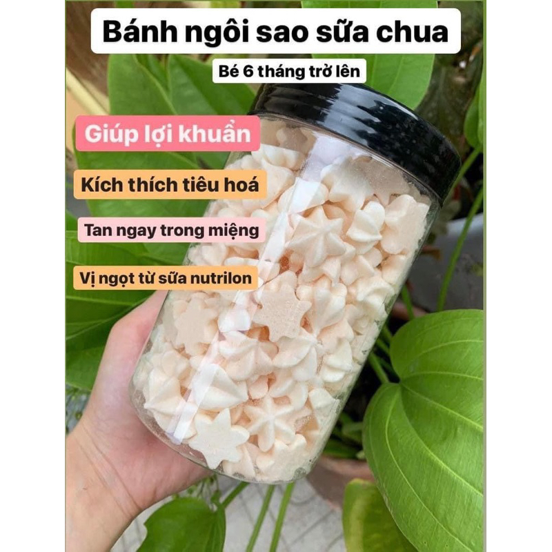 Bánh Sao Sữa Chua Khô kích thích tiêu hóa cho bé | Shopee Việt Nam