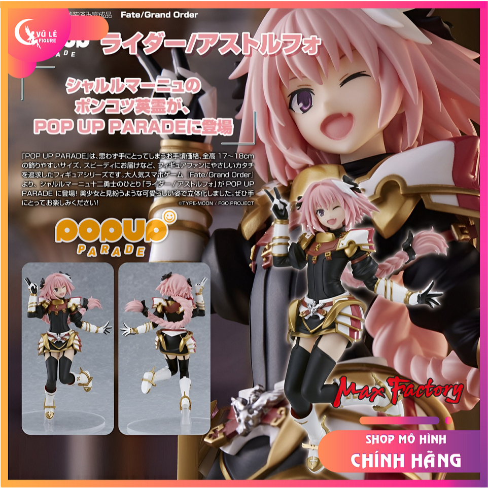Mô hình Rider Astolfo - Fate Grand Order chính hãng POP UP PARADE Max ...
