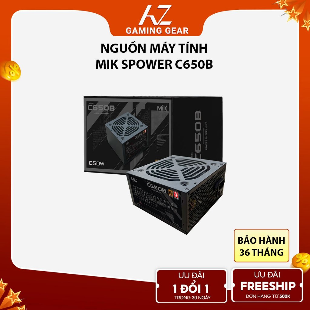 Nguồn máy tính MIK C650B 650W New | Shopee Việt Nam