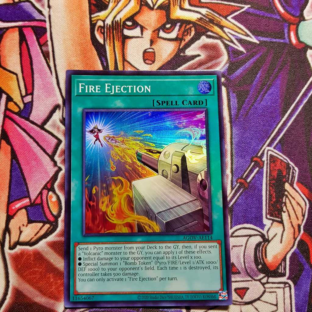 Thẻ bài Yugioh chính hãng | Fire Ejection | AE Super rare. | Shopee Việt Nam