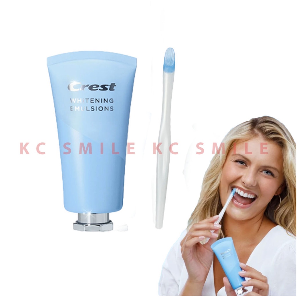 Gel tẩy trắng răng Crest Whitening Emulsion và Bút tẩy trắng răng ...