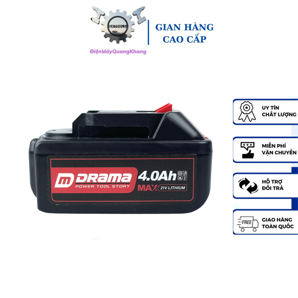 Pin 10 Cell DRAMA 21V chân pin phổ thông M21 | Shopee Việt Nam