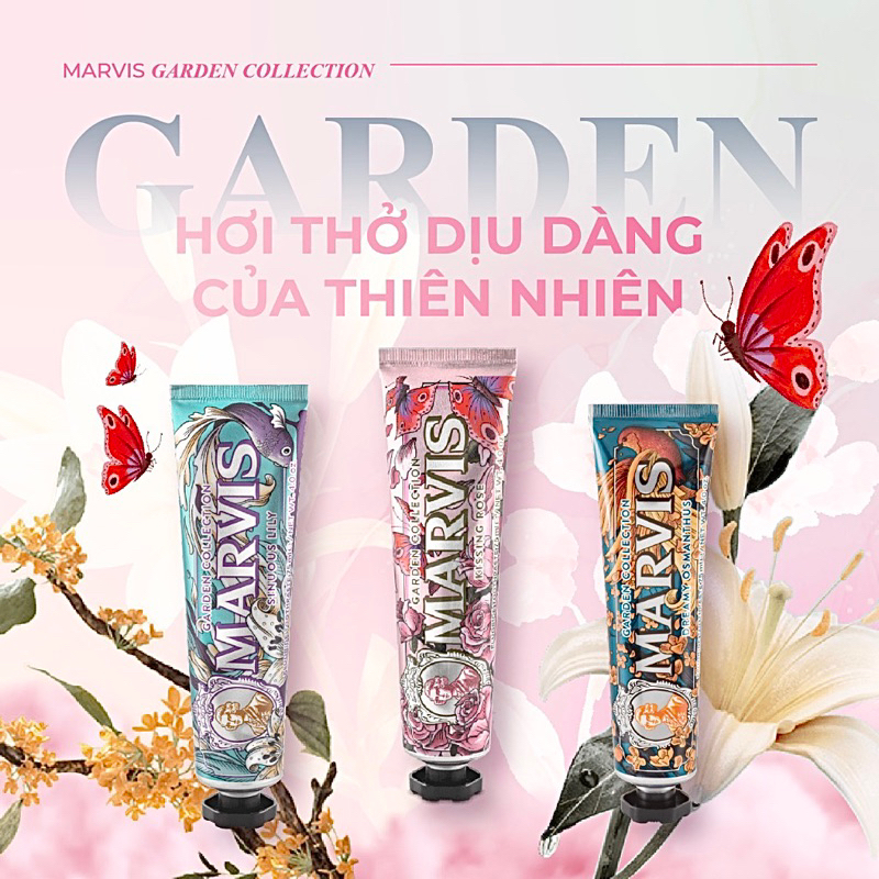 [LINARY1994] Kem đánh răng Marvis luxury GARDEN COLLECTION phiên bản giới hạn - 75mL | Shopee ...