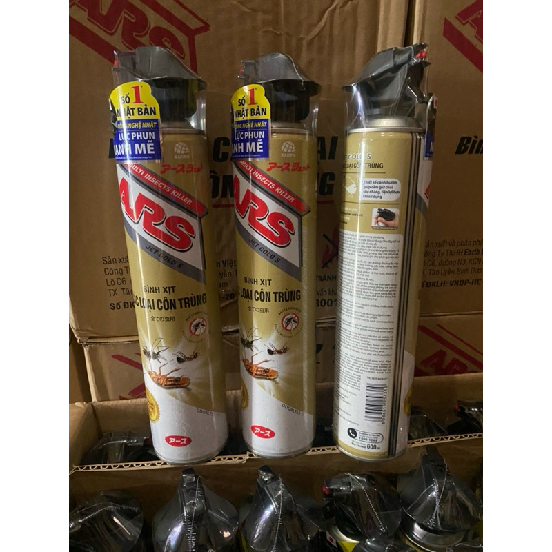Bình xịt các loại côn trùng ARS JET GOLD S 600ml ( không mùi ) | Shopee ...