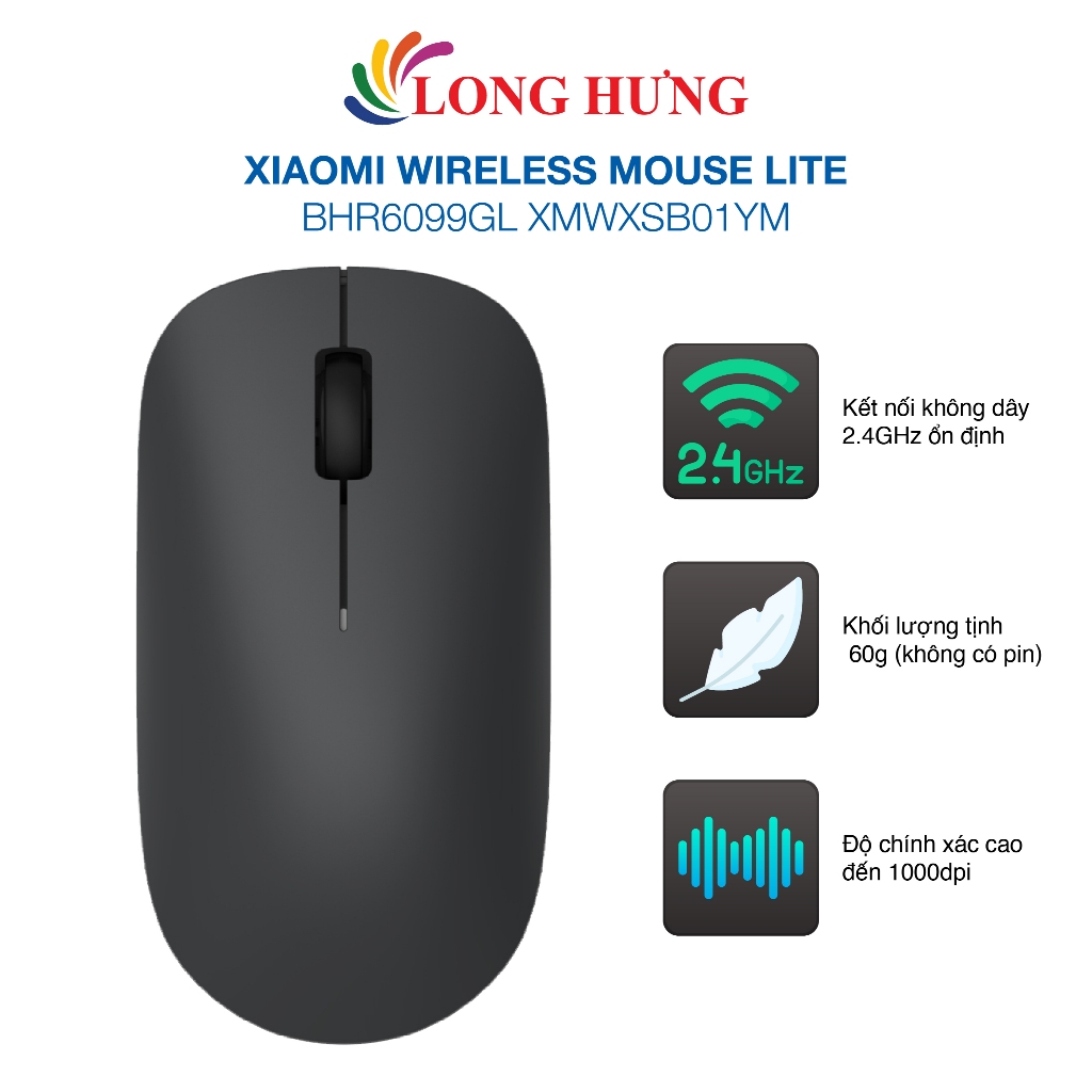 Chuột vi tính không dây Xiaomi Wireless Mouse Lite BHR6099GL XMWXSB01YM ...