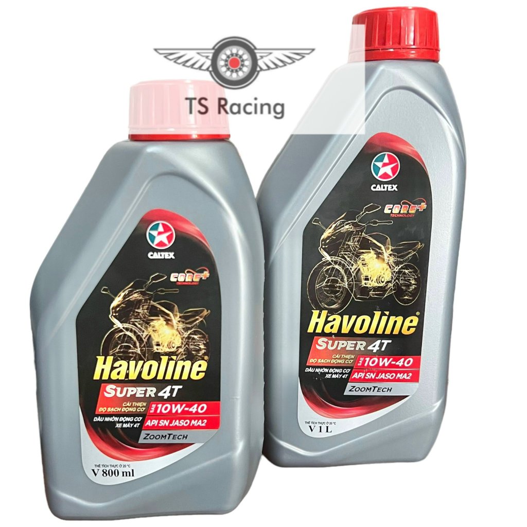 Nhớt caltex havoline 0.8L 1.0L 10w40 - xe số xe côn tay | Shopee Việt Nam