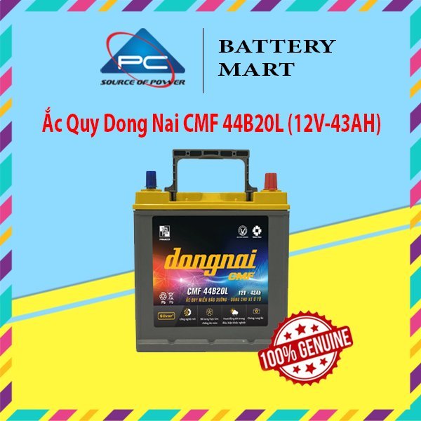 Bình Ắc Quy 12V-43AH, Ắc Quy Dong Nai CMF 44B20L/R | Shopee Việt Nam