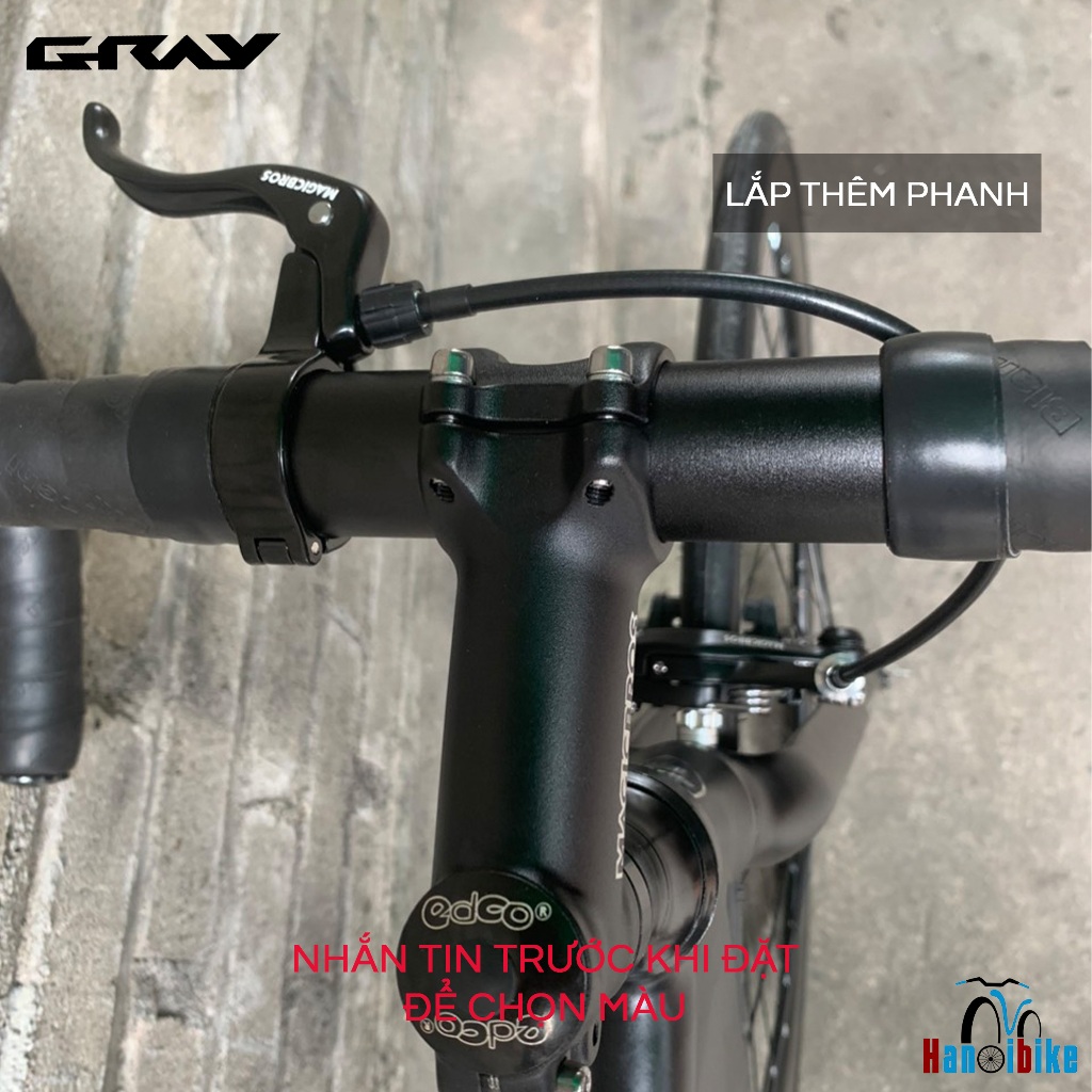 Xe đạp Fixed Gear GRAY F10 full cấu hình trung bình vành 4cm (nhắn tin ...