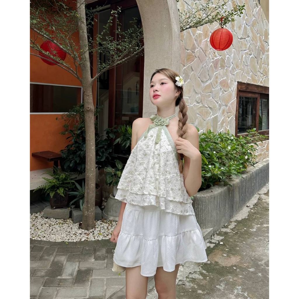 Áo cổ yếm THE C.I.U - Inari Top | Shopee Việt Nam