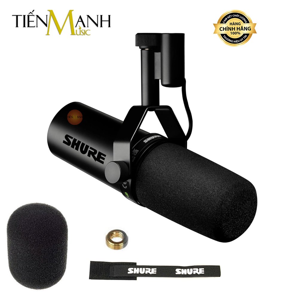 [Chính Hãng] Micro Thu Âm Vocal Shure SM7dB Tích Hợp Preamp - Mic ...