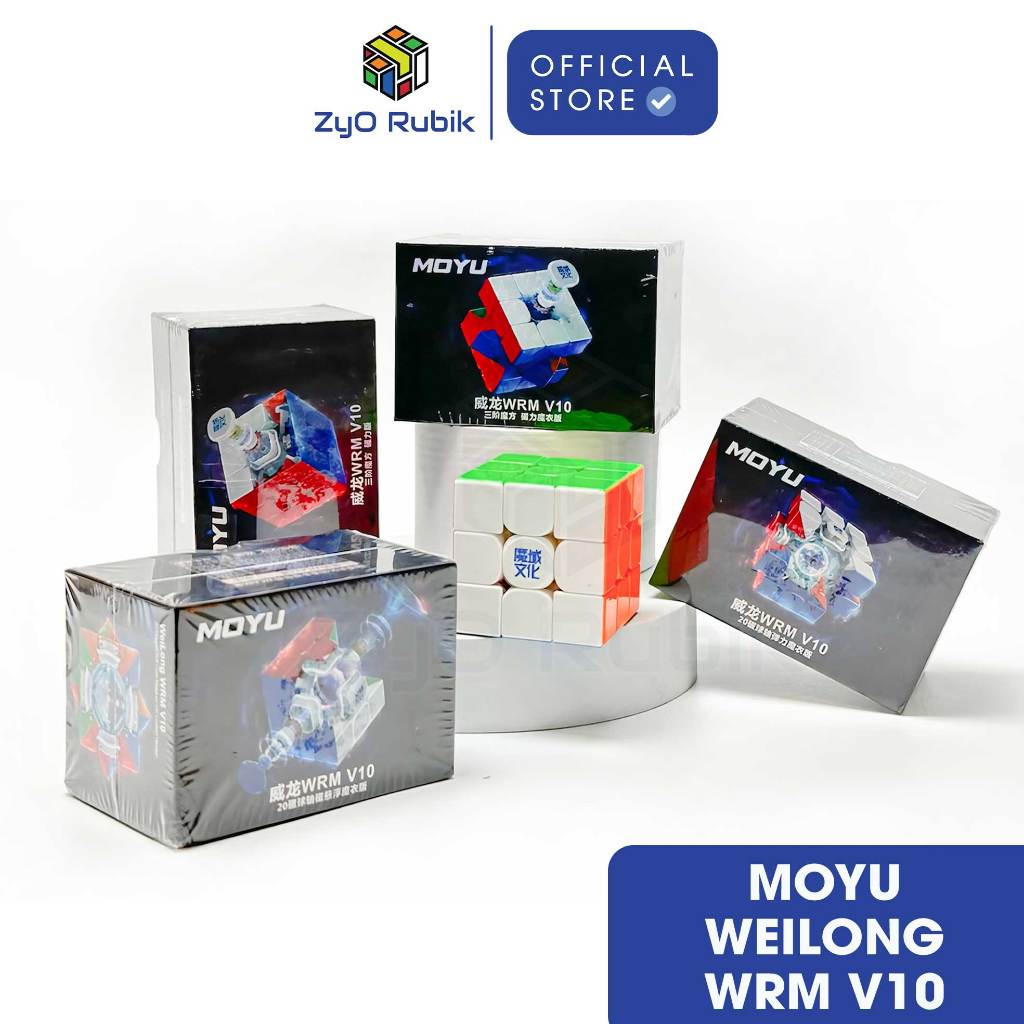 Rubik 3x3 Moyu Weilong Wrm V10 3X3 20 Core Magnetic /Maglev Ballcore UV ...