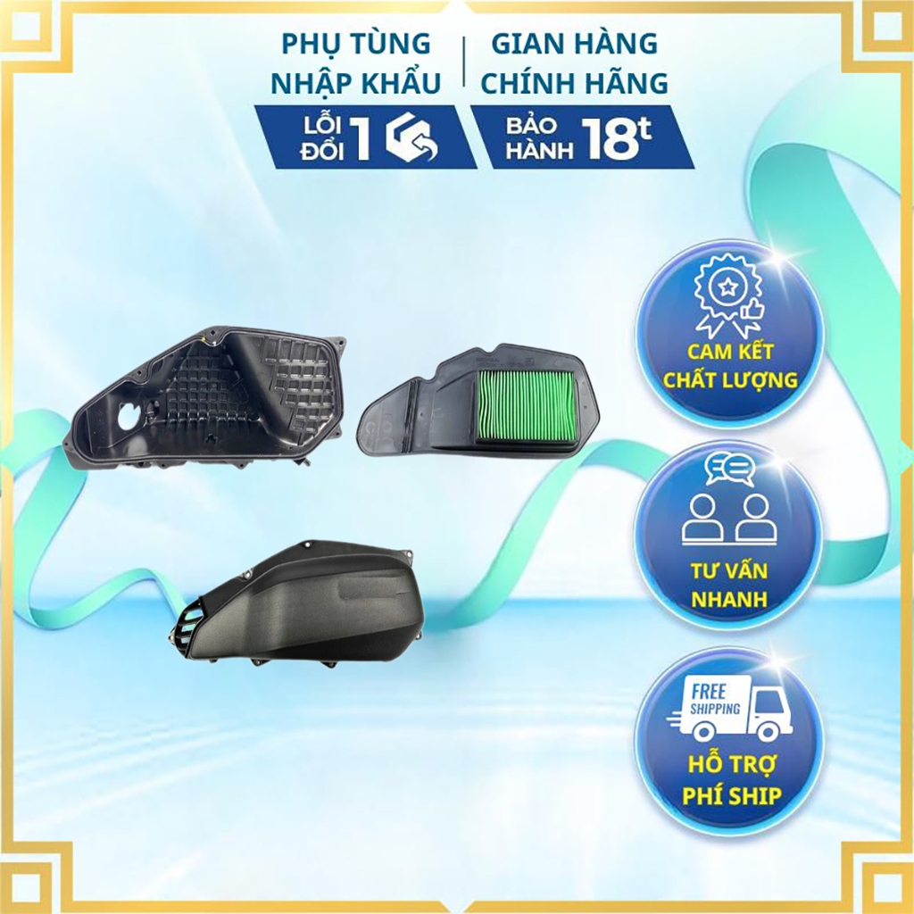 Bộ hộp lọc gió vario click 125cc 2015 - 2023 (3 Món) | Shopee Việt Nam