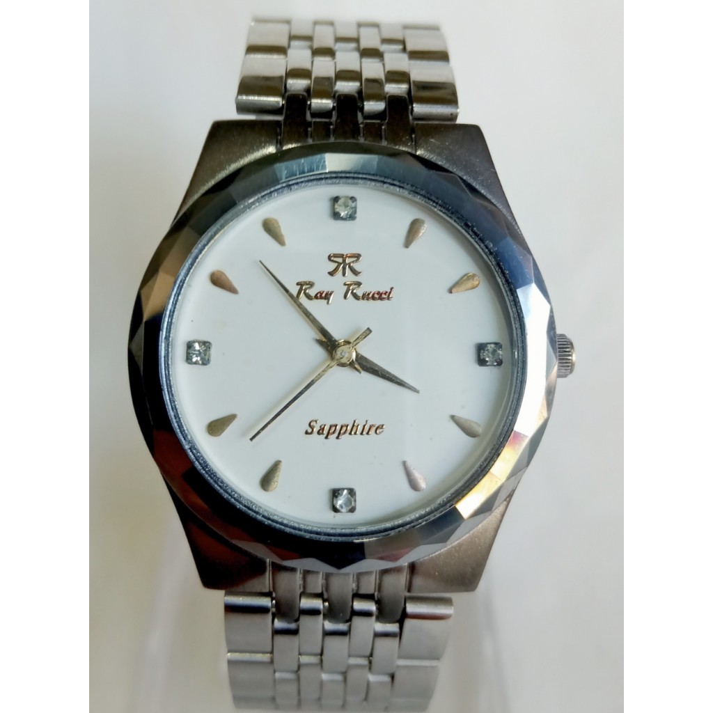 Đồng hồ Ray Rucci Nam Nữ Mặt đá safia ( đã qua xử dụng ) | Shopee Việt Nam