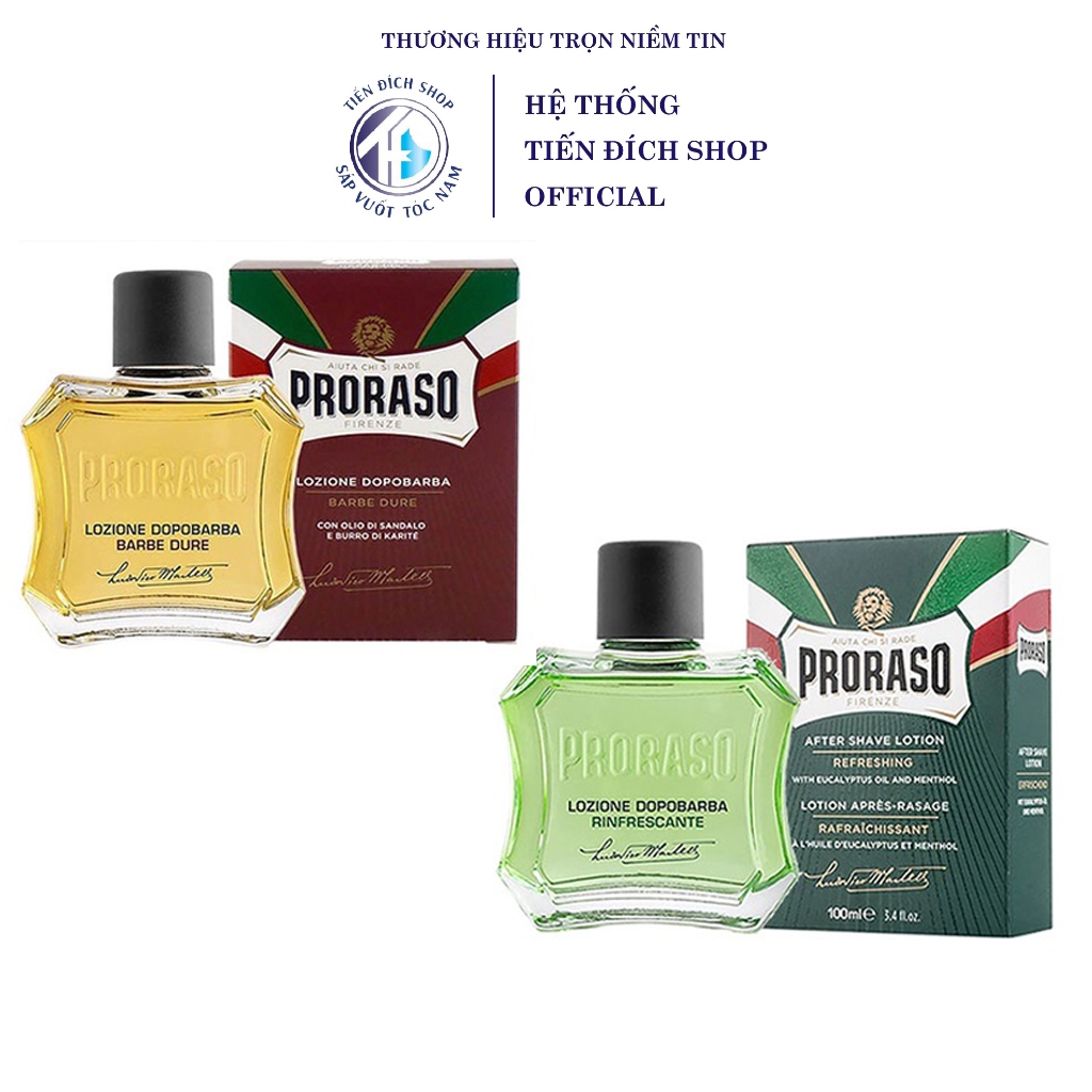 Dưỡng da sau khi cạo râu Proraso After Shave Liquid Refresh Eucalytptus ...