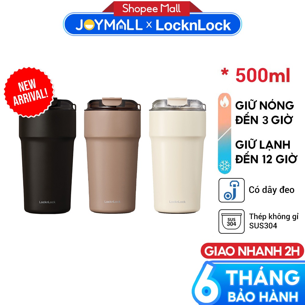 Ly giữ nhiệt LocknLock LHC4357 500ml Metro Cafe Tumbler, Hàng chính ...