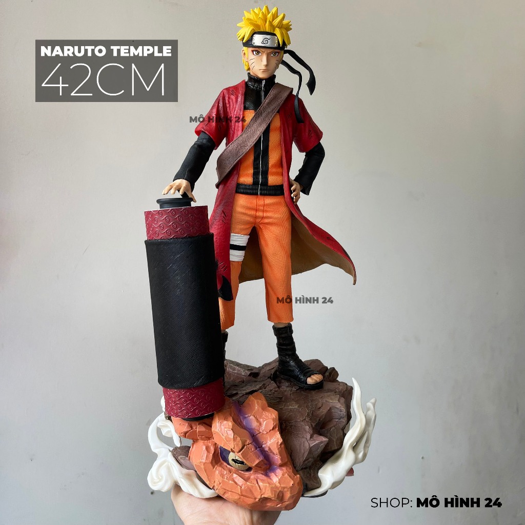 [ẢNH THẬT] Mô hình Naruto Temple 42cm Naruto hiền Nhân thuật anime có ...