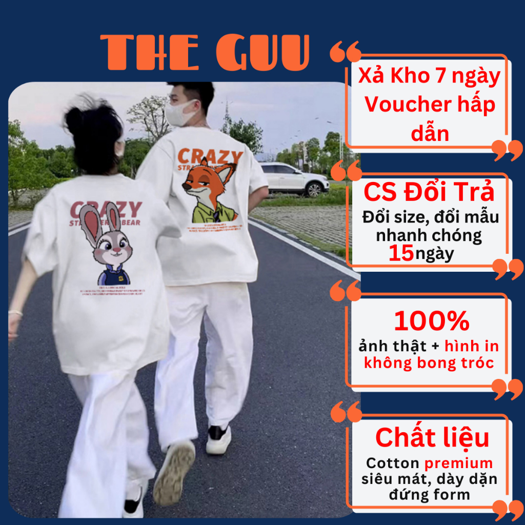 Áo Thun THE GUU Local Brand Cổ Tròn Tay Lỡ Form Rộng Nam Nữ Cho Cặp Đôi ...