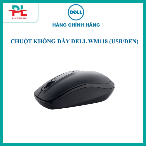 CHUỘT KHÔNG DÂY DELL WM118 (USB/ĐEN) - Hàng Chính Hãng | Shopee Việt Nam