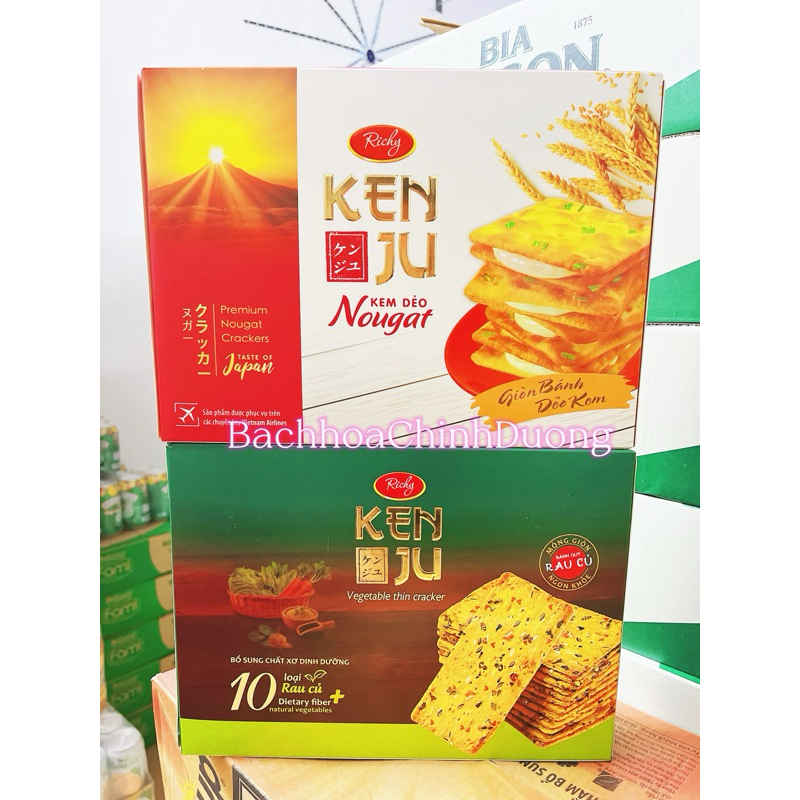 Bánh Quy kem sữa Kenju bánh giòn kem dẻo và Kenju rau củ | Shopee Việt Nam