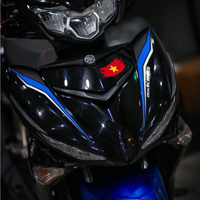 tem ex 150 MX king xanh đen, team decal xe máy 3 lớp giá rẻ | Shopee ...