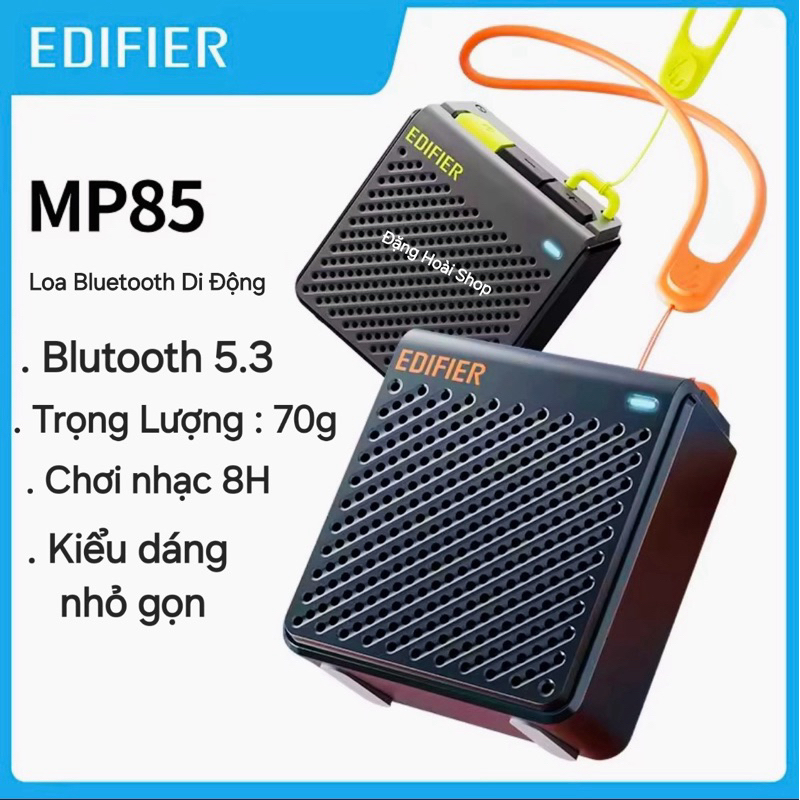 Loa Bluetooth 5.3 Edifier MP85 Nhỏ Gọn 70g Chống Nước Phát Nhạc 8H ...