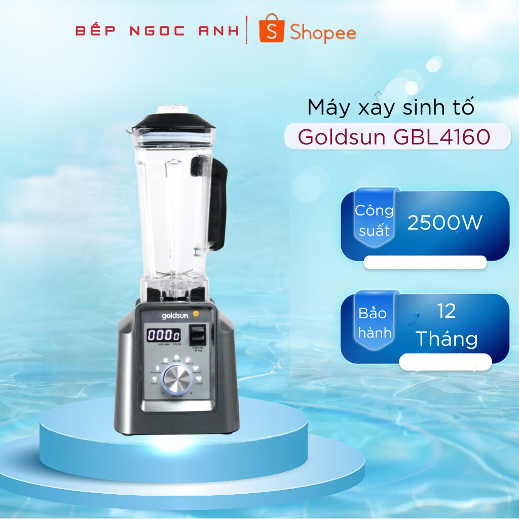 Máy xay sinh tố Goldsun GBL4160 dung tích 2L công suất lớn 2500w 7 chế độ đa năng bảo hành 12 ...
