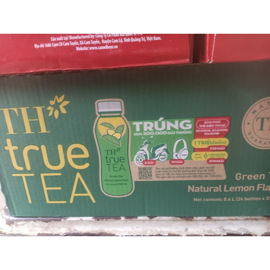 Thùng 24 chai trà ô long tự nhiên TH True Tea 350ml | Shopee Việt Nam