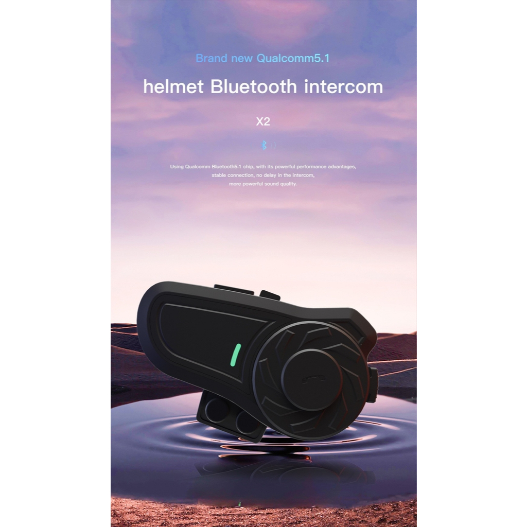 Tai Nghe Bluetooth Intercom X2 5.1 V2 Music Sharing | Shopee Việt Nam