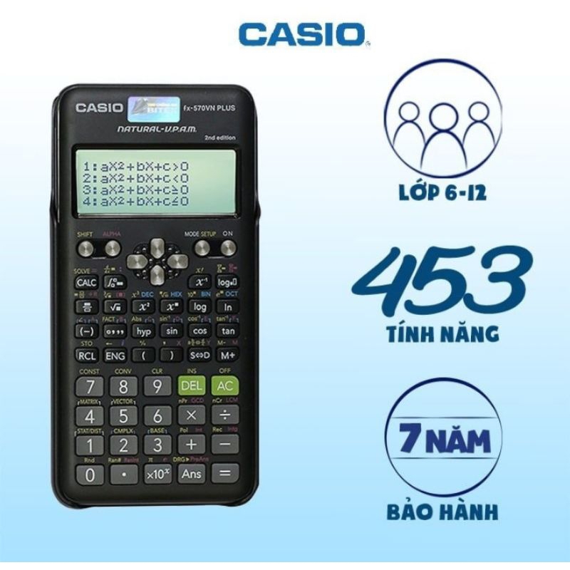 Máy tính CASIO FX 570VN Plus Chính hãng Tem Bitex | Shopee Việt Nam
