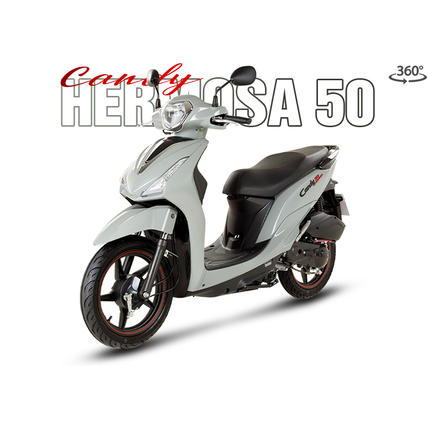Xe Máy KYMCO Candy Hermosa 50 Bản Đặc Biệt ( Đèn LED,Chân chống điện ...